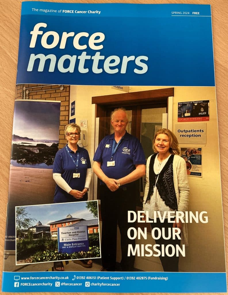 Supporting people affected by cancer since 1987 - FORCE Cancer Charity