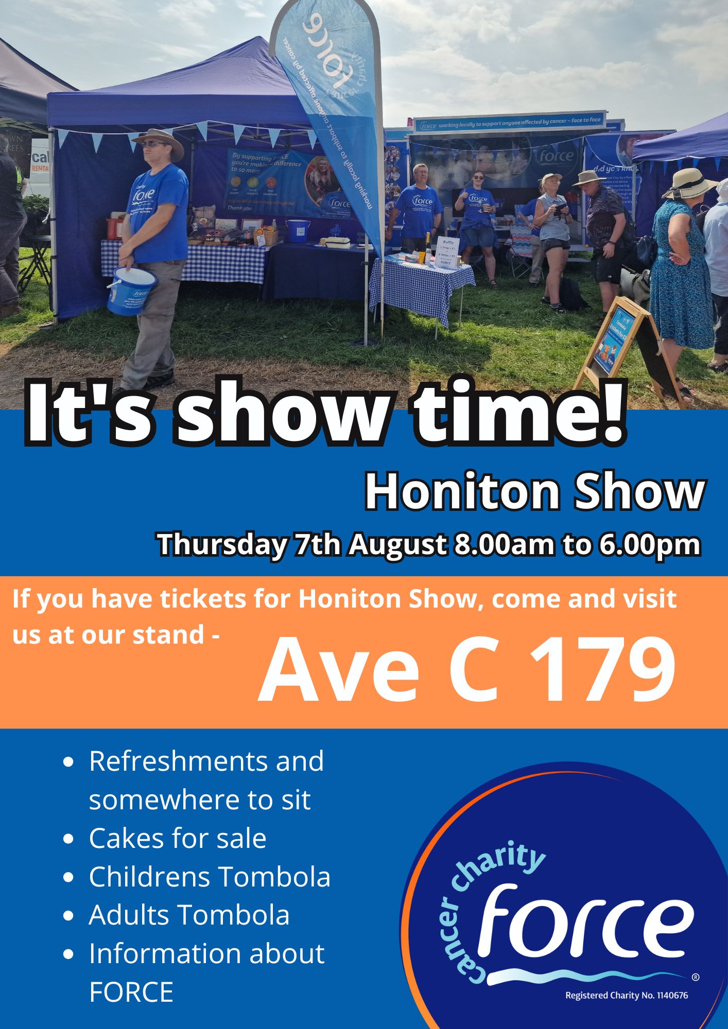 Honiton Show - FORCE Cancer Charity