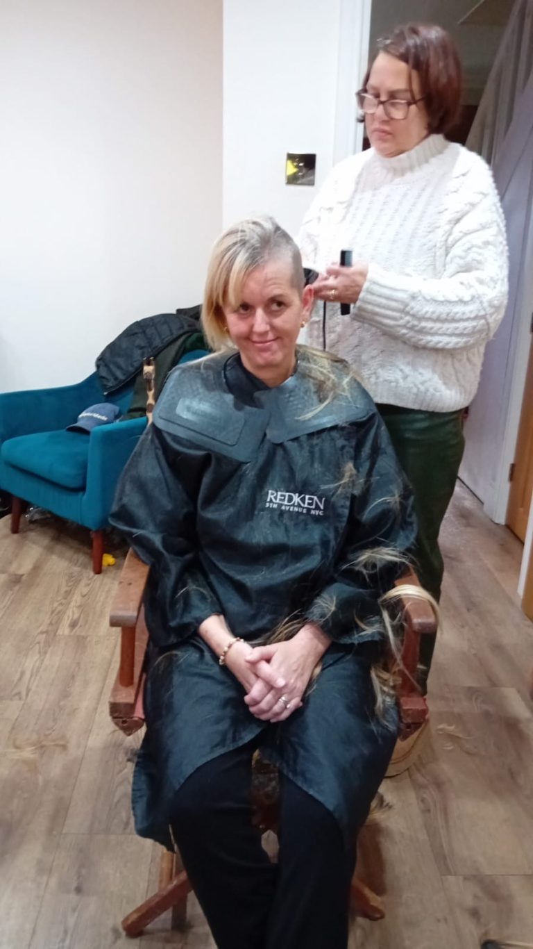 Clare inspires head shave challenge - FORCE Cancer Charity