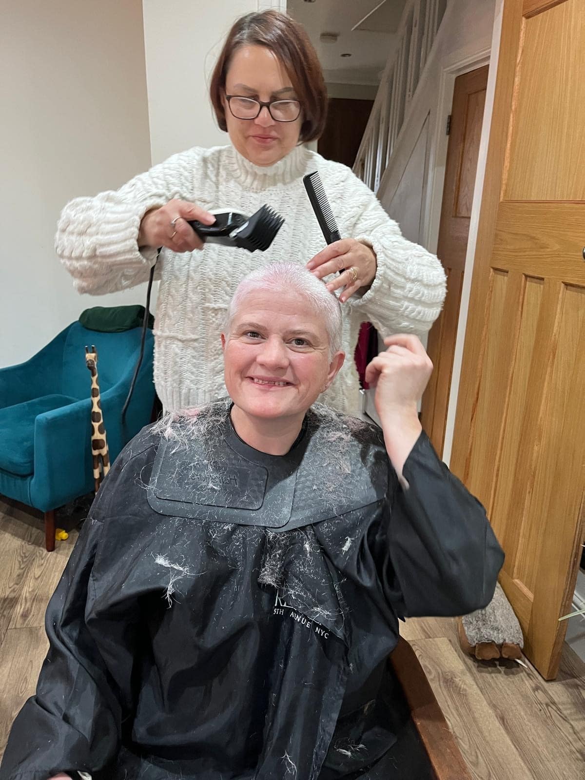 Clare inspires head shave challenge - FORCE Cancer Charity